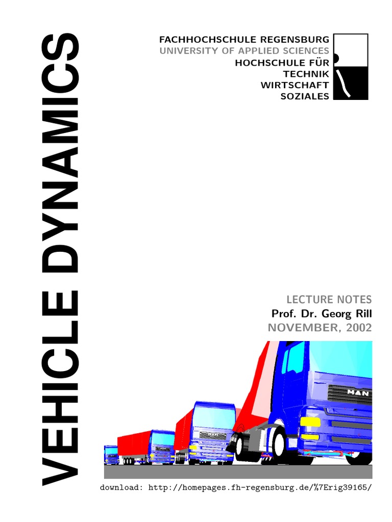 Vehicle Dynamics Notes | PDF | Suspension (Vehicle) | Steering