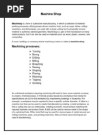 Machine Shop Practice | PDF | Machining | Drilling