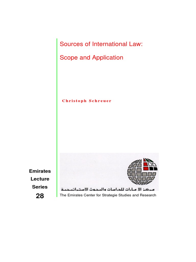 Sources of International Law | PDF | Public International Law | Treaty