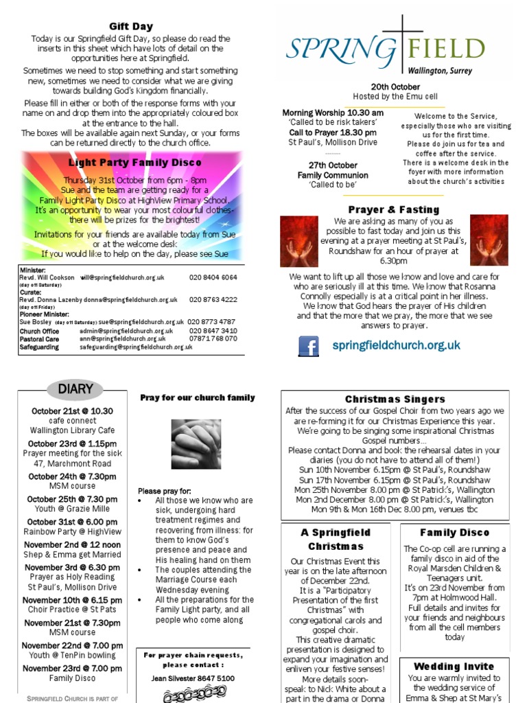 Gift Day: 20th October Hosted by The Emu Cell | PDF | Prayer ...