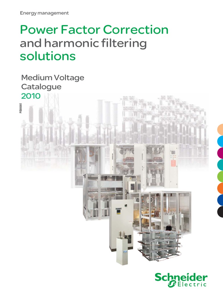 Schneider - Power Factor Correction | PDF | Capacitor | Fuse (Electrical)