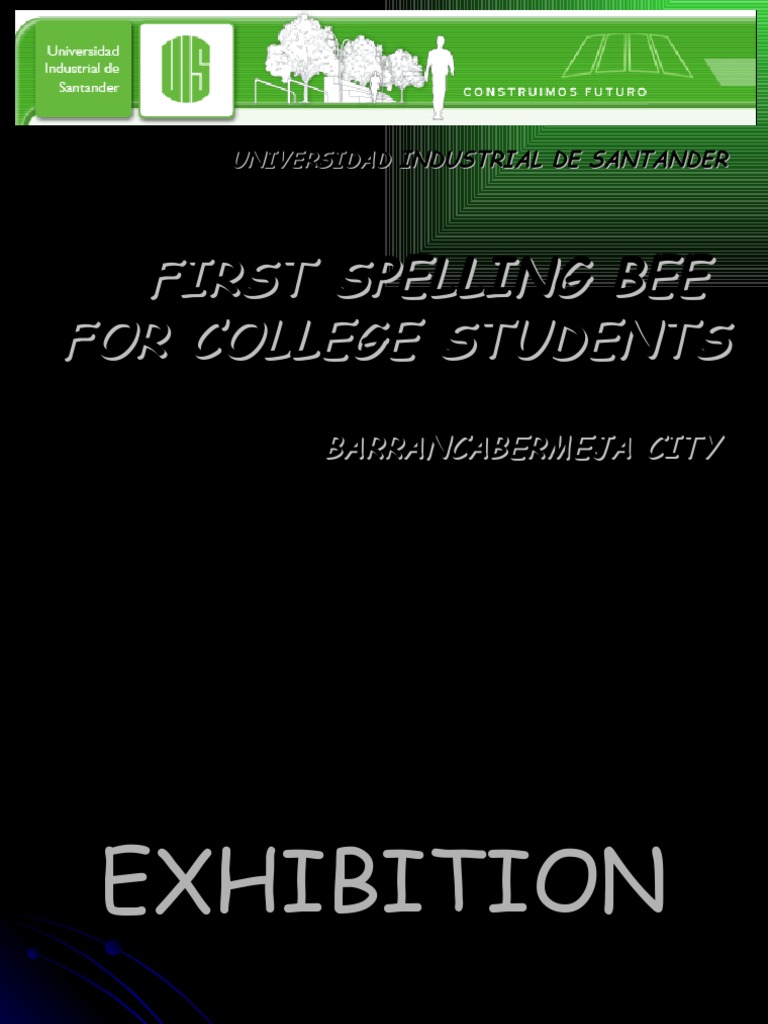 First Spelling Bee For College Students | PDF