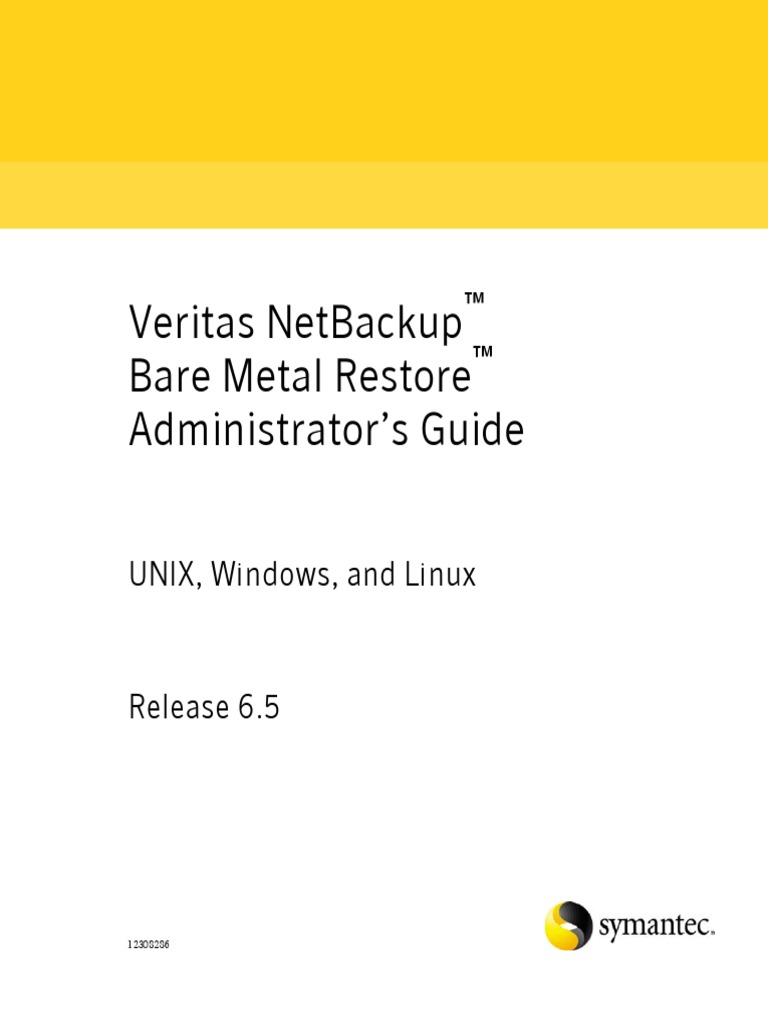 NetBackup AdminGuide BMR | PDF | Installation (Computer Programs) | Booting
