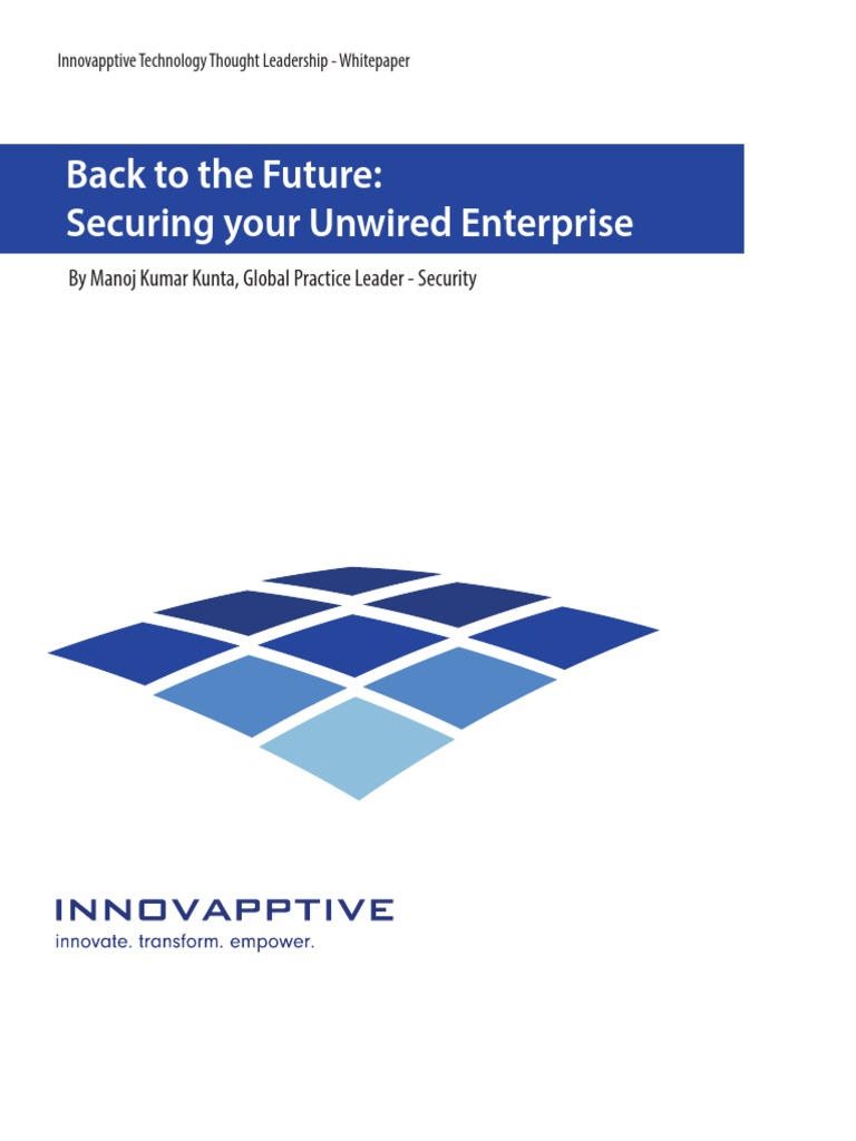Mobile Security White Paper - Back To The Future - Securing Your ...