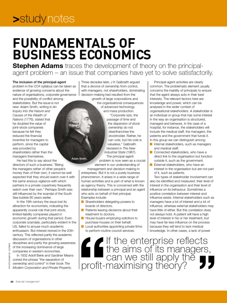 eco article - fundamentals of business economics | Board Of Directors ...