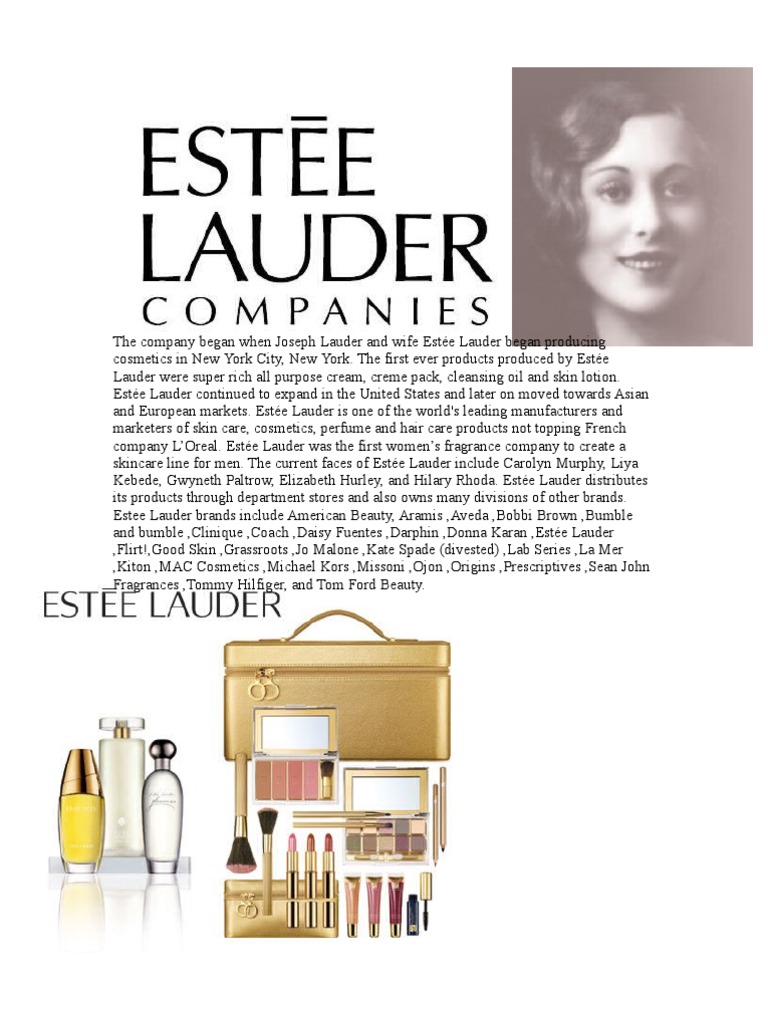 Estée Lauder: A History of Innovation | PDF | Travel | Art