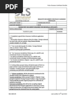 PCC Application Submission Checklist | PDF | Passport | Travel Visa