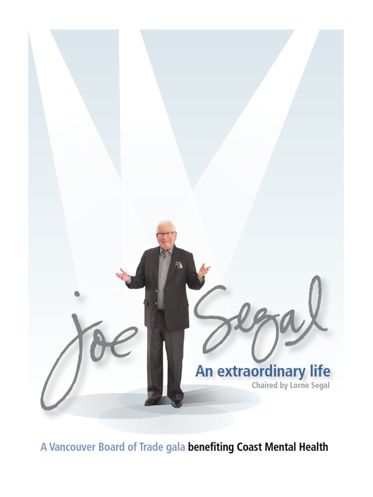 Joe Segal Gala | PDF | Vancouver | British Columbia