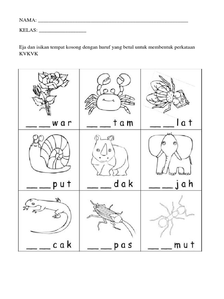 Asingkan Suku Kata | PDF