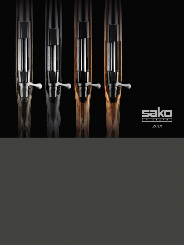 Sako Export 2013 Gun Catalogue | PDF | Rifle | Telescopic Sight