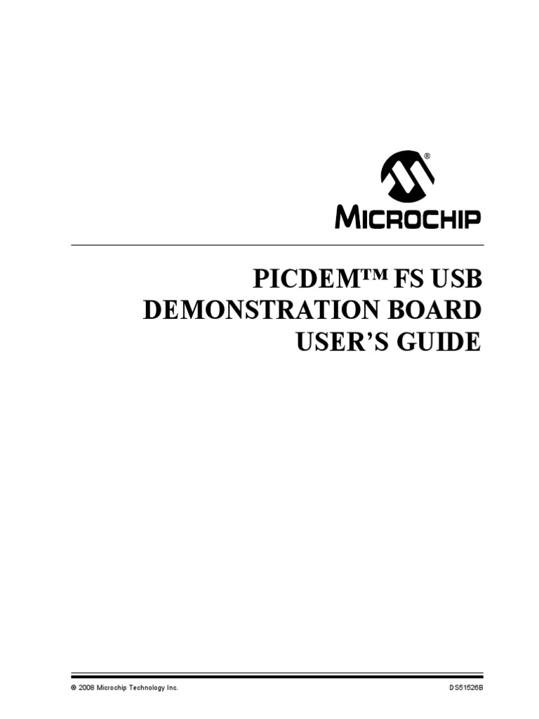 Picdem Fs Usb | PDF | Usb | Device Driver