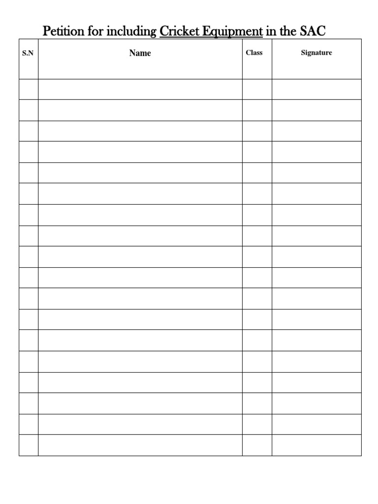 Cricket Form | PDF