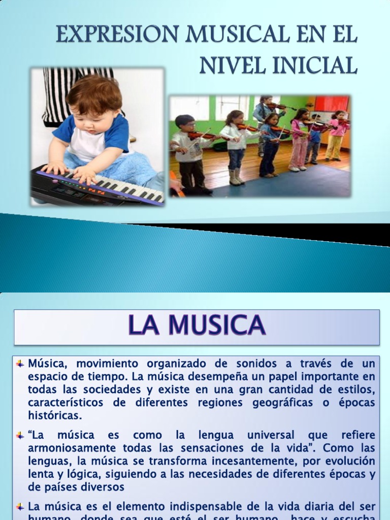 Expresion Musical Diapositivas | PDF | Sonido | Ritmo