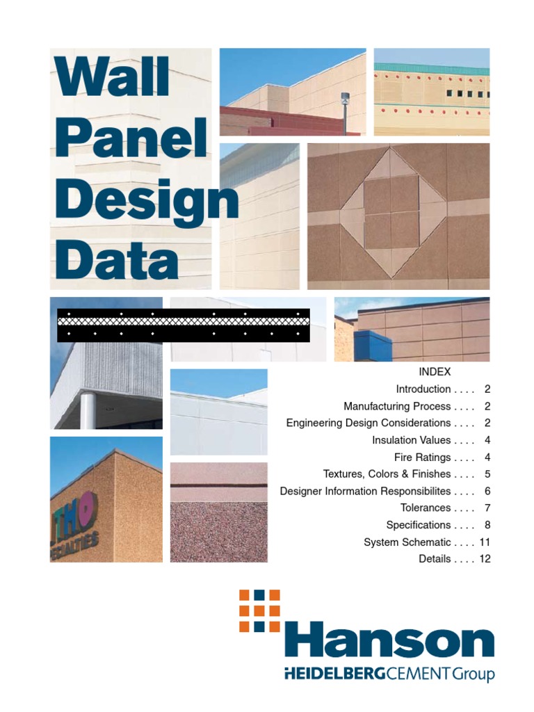 Wall Panel Details | PDF | Precast Concrete | Prestressed Concrete