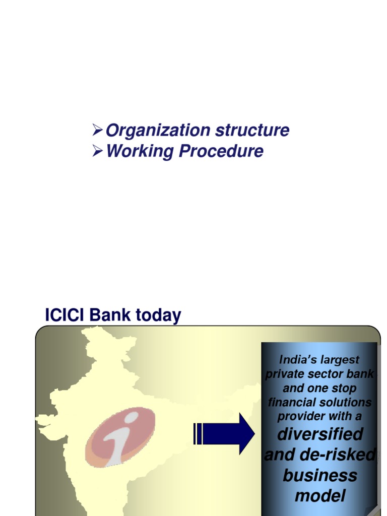 ICICI Bank Structure | PDF | Banks | Chief Executive Officer