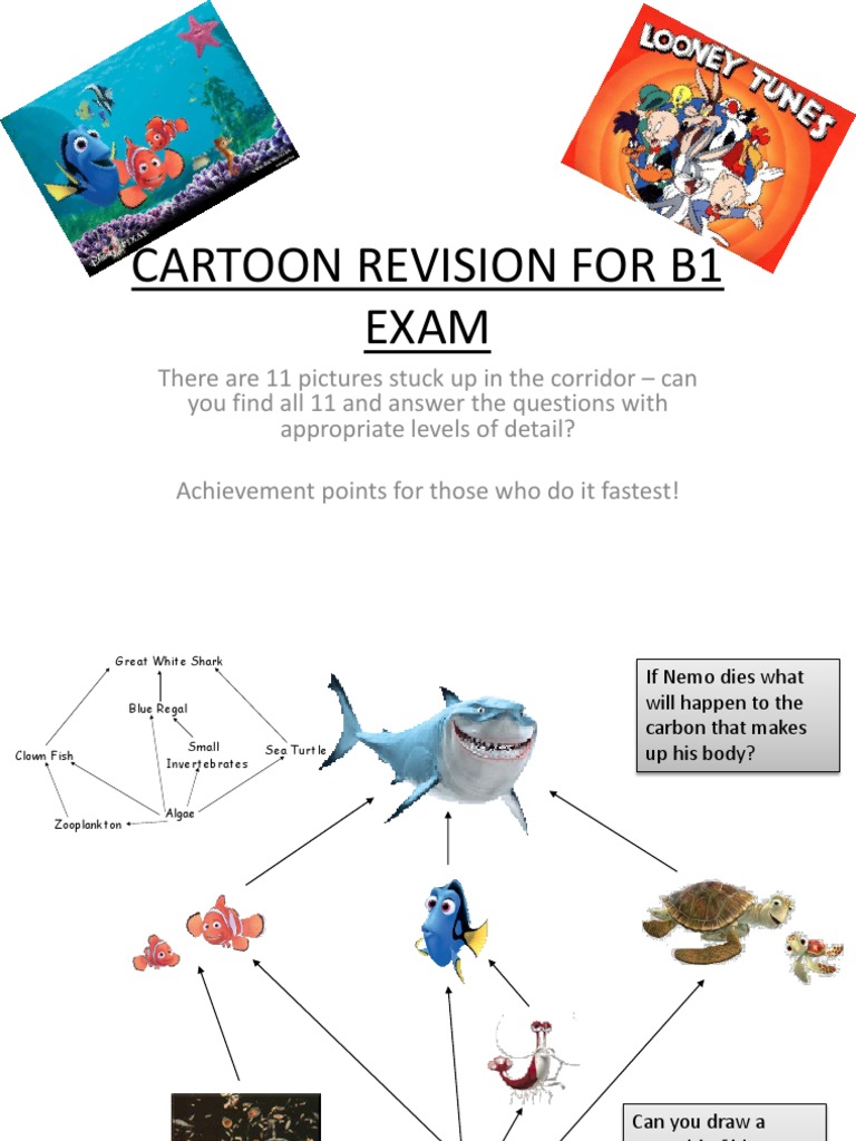 Cartoon Revision for B1 Exam | PDF | Language Arts & Discipline ...