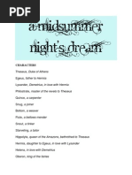 AMSND Script Booklet | PDF | A Midsummer Night's Dream