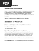 Ideology and Constitution of Pakistan Book | PDF