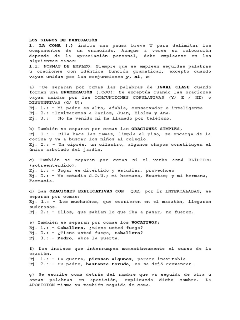 Puntuaci 1 | PDF | Mecánica del lenguaje | Idiomas