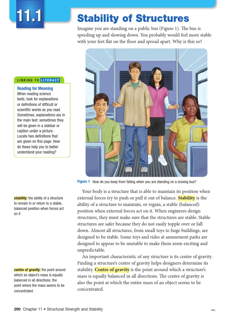 Stability of Structure | PDF | Center Of Mass | Gravity