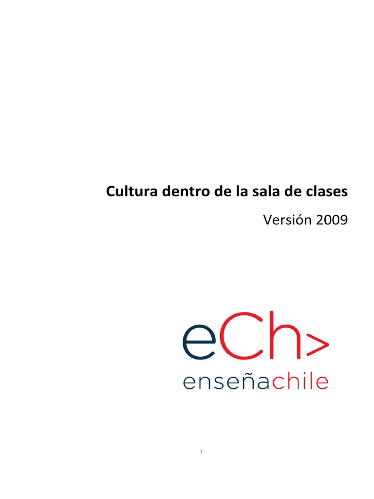 Cultura y Manejo en el Aula | PDF | Comportamiento | Maestros