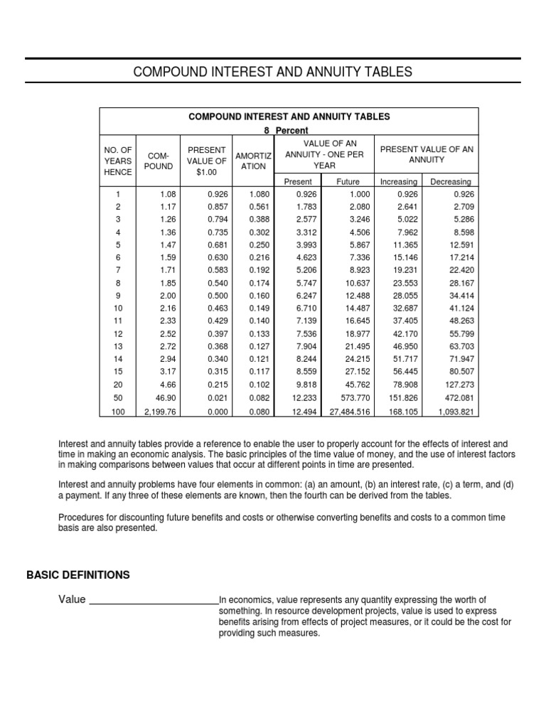 Decreasing Annuity Calculation Guide | PDF | Present Value | Compound ...