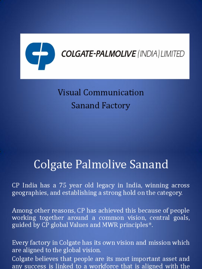 Colgate Palmolive Case Study September 2013 Pdf Reliability
