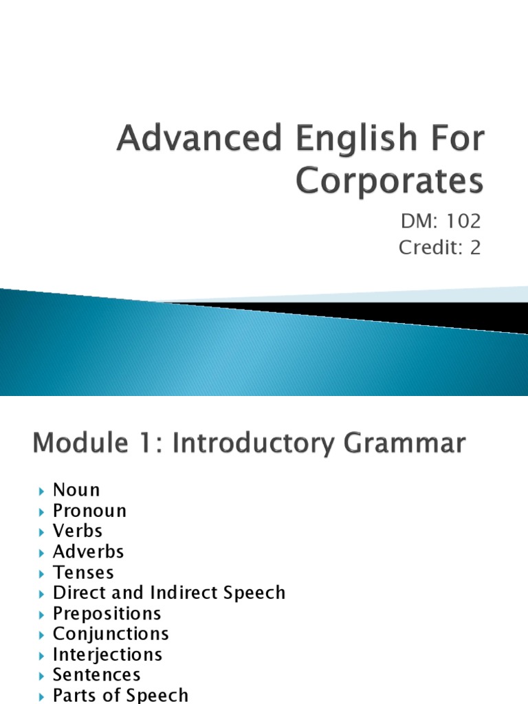 Advanced English | PDF | Grammatical Number | Verb