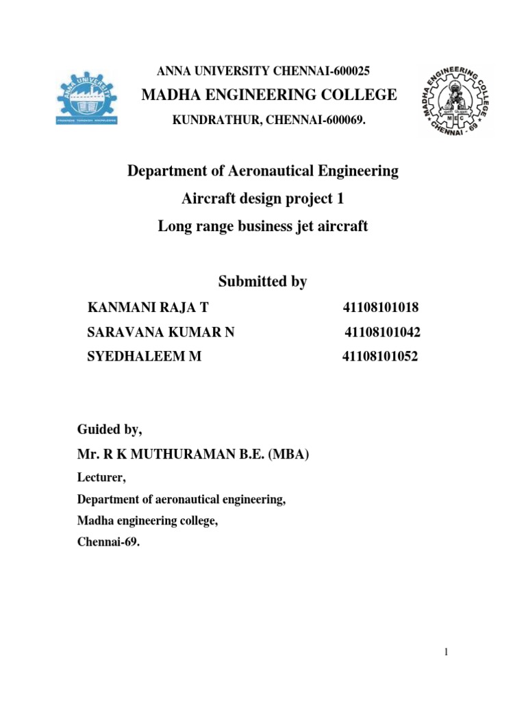 Aircraft Design Project I | PDF | Flight Control Surfaces | Airfoil