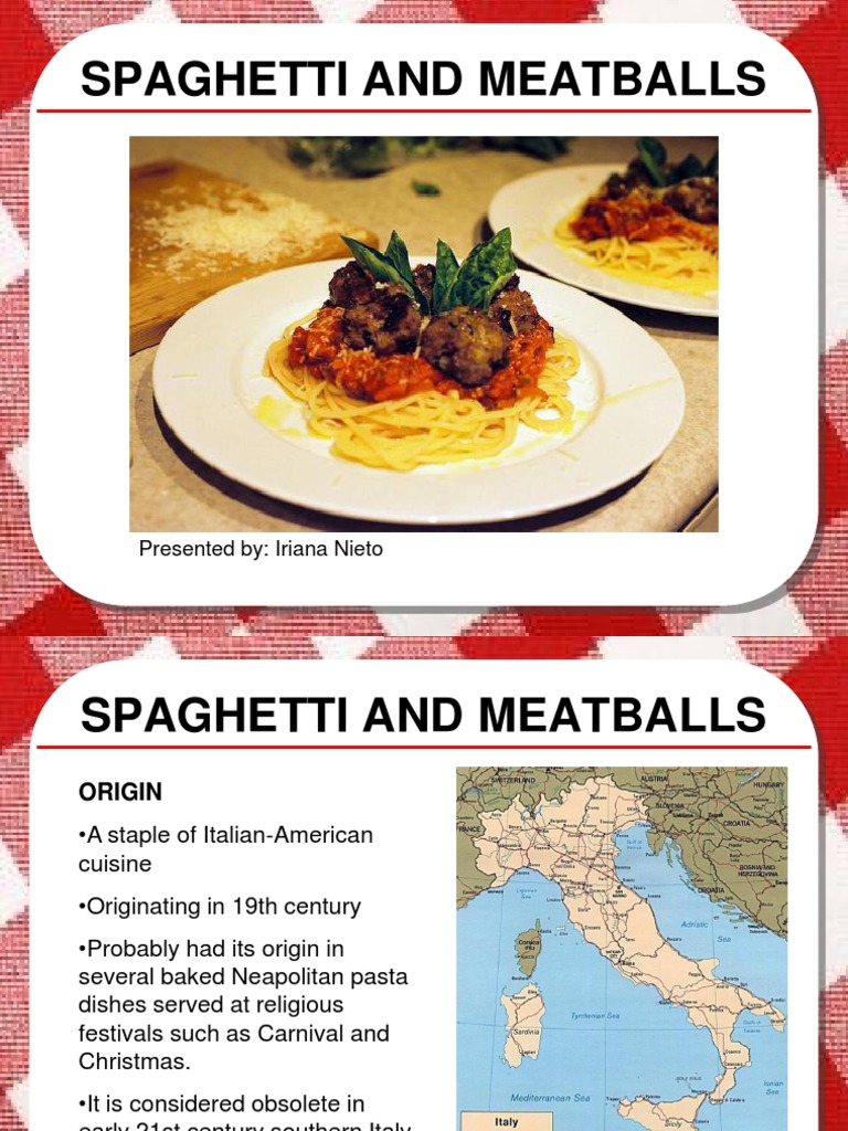Spaghetti and Meatballs | PDF | Spaghetti | Pasta