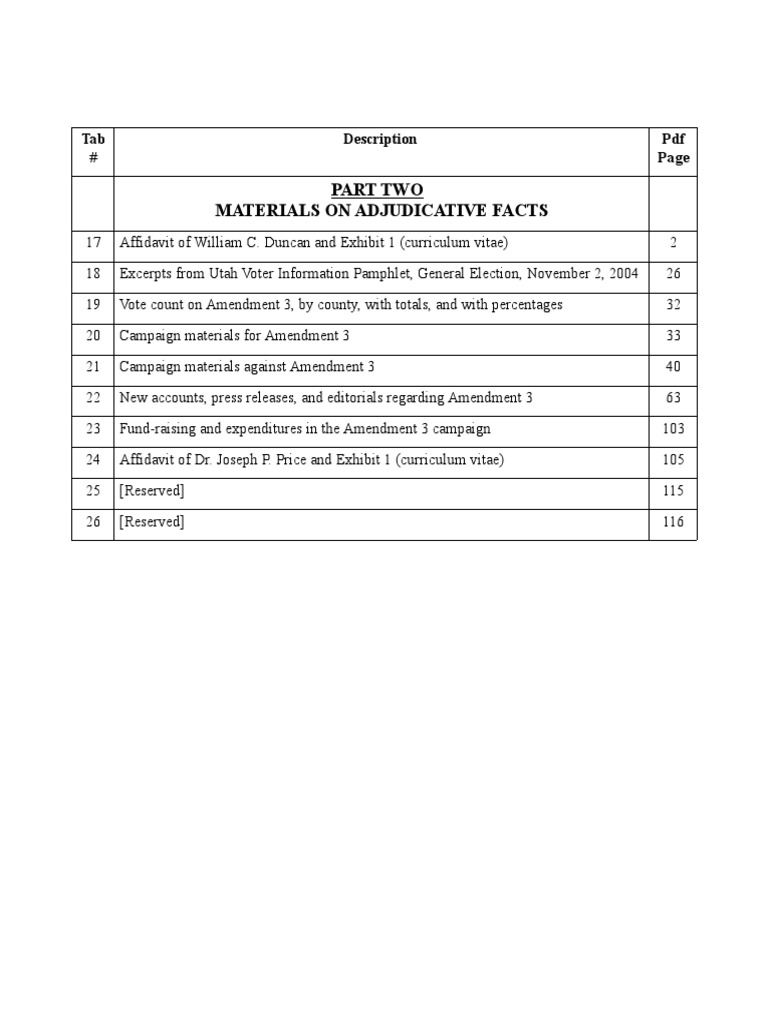 Appendix Tabs 17-26 | PDF | Same Sex Marriage | Civil Union