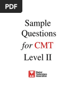 2025 CMT Program Guide | PDF | Technical Analysis | Risk