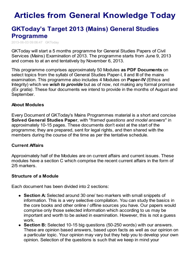 General Knowledge Today | PDF | Payments | Receipt