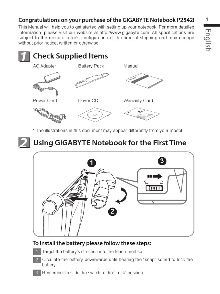 P2542 Manual en v1 | PDF | Solid State Drive | Bios
