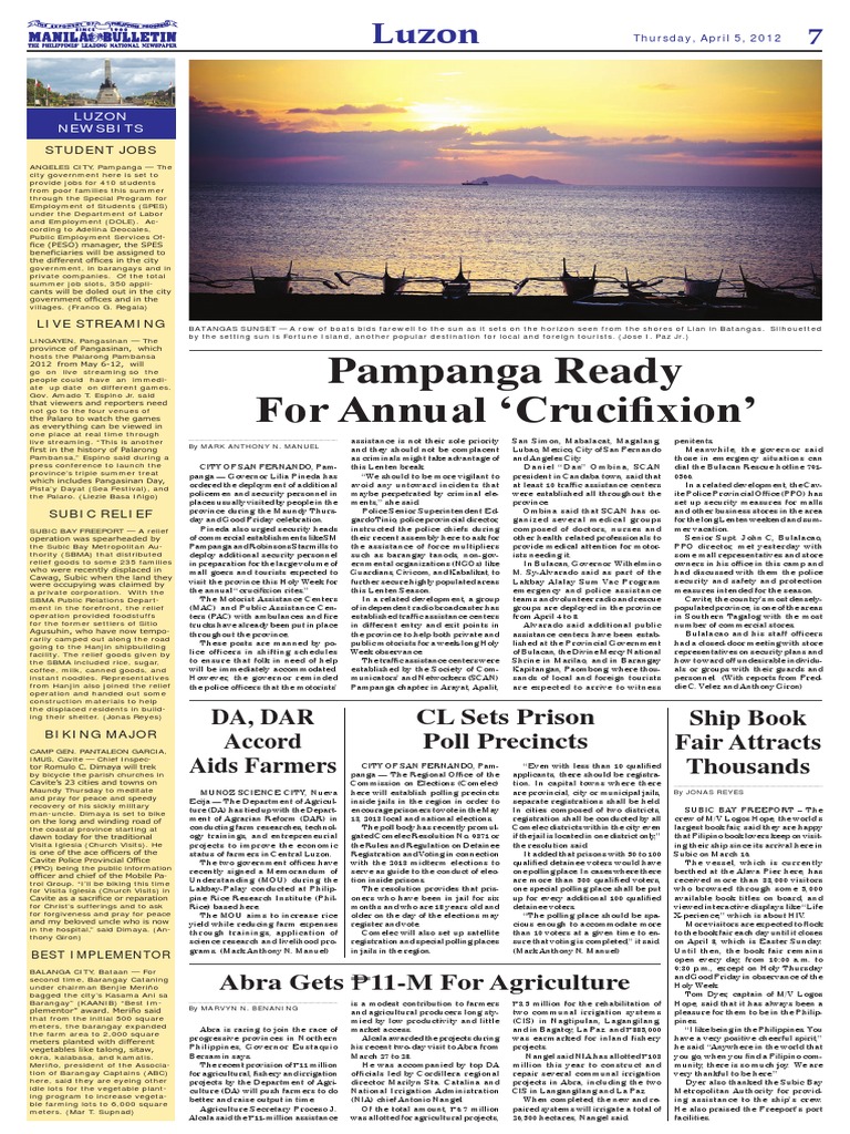 Manila Bulletin Online | Commission On Elections (Philippines ...