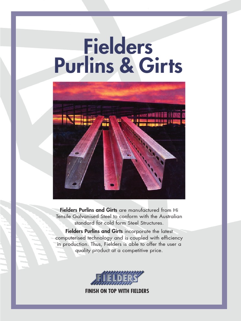 Fascia Purlins | Galvanization | Manmade Materials