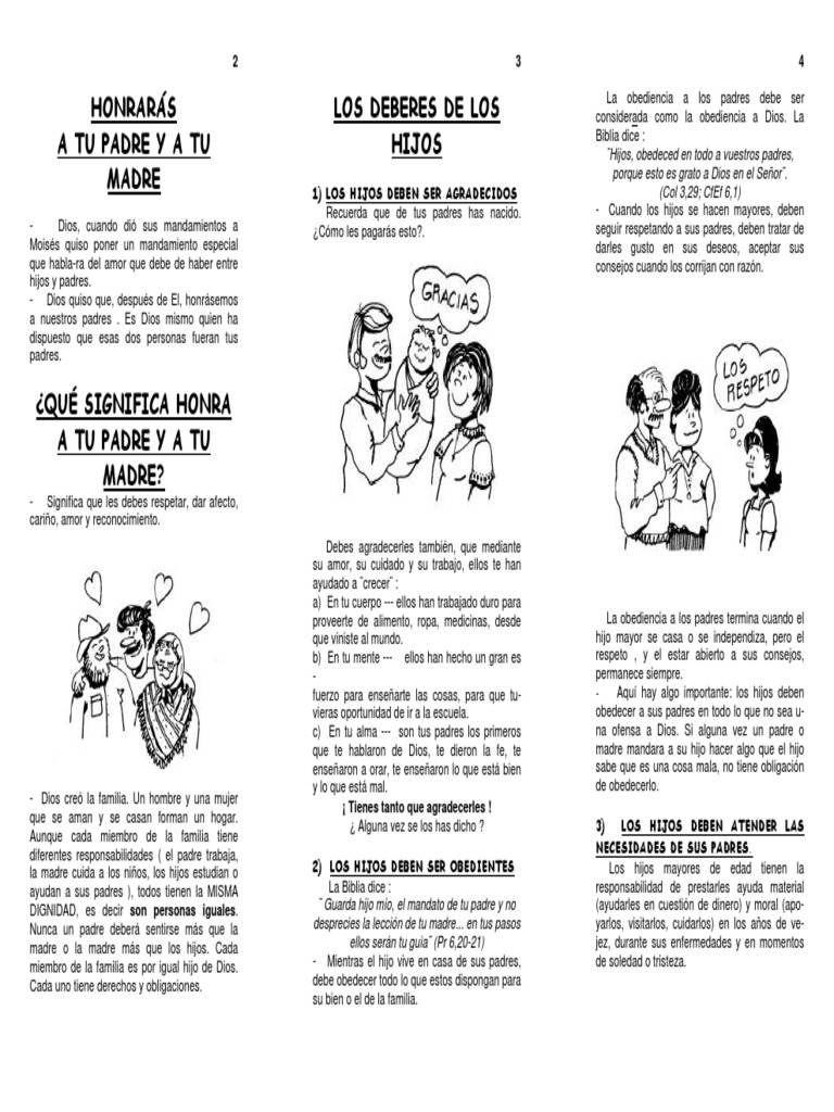 El Cuarto Mandamiento | Descargar gratis PDF | Familia | Amor