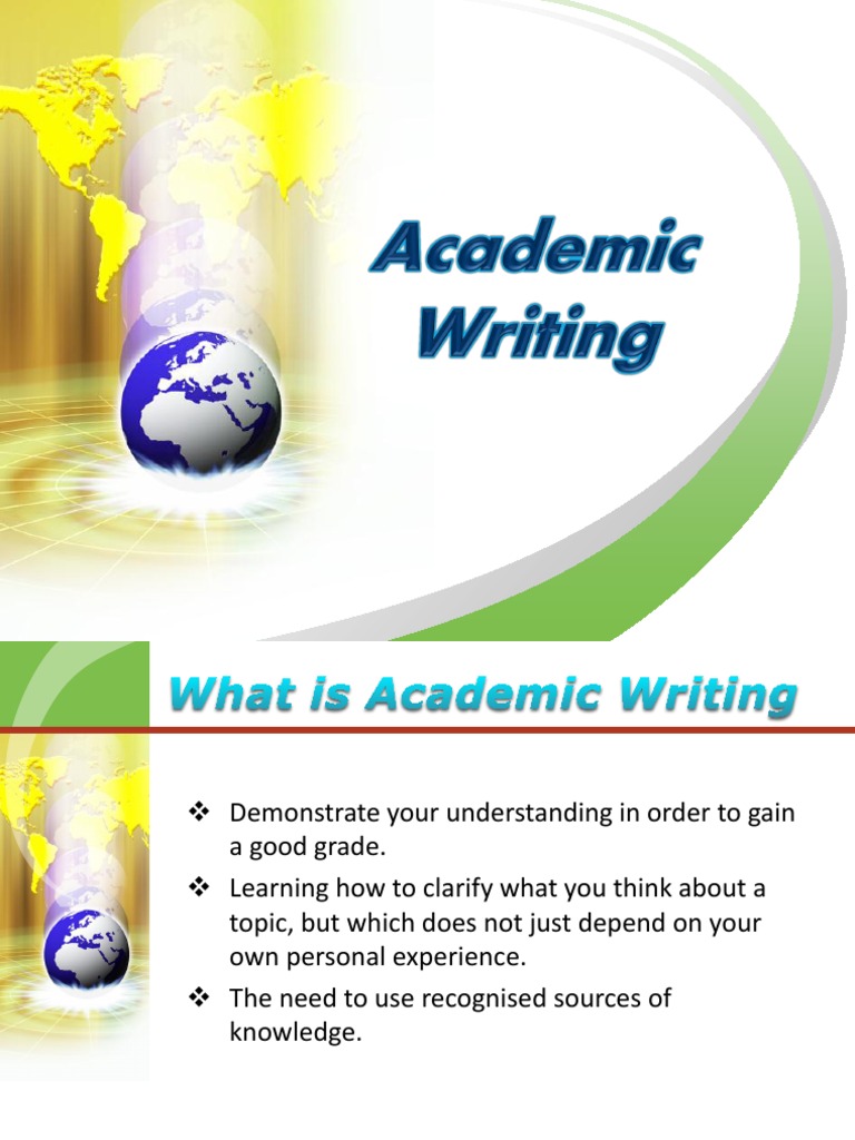 Academic Writing | PDF | Verb | Ellipsis