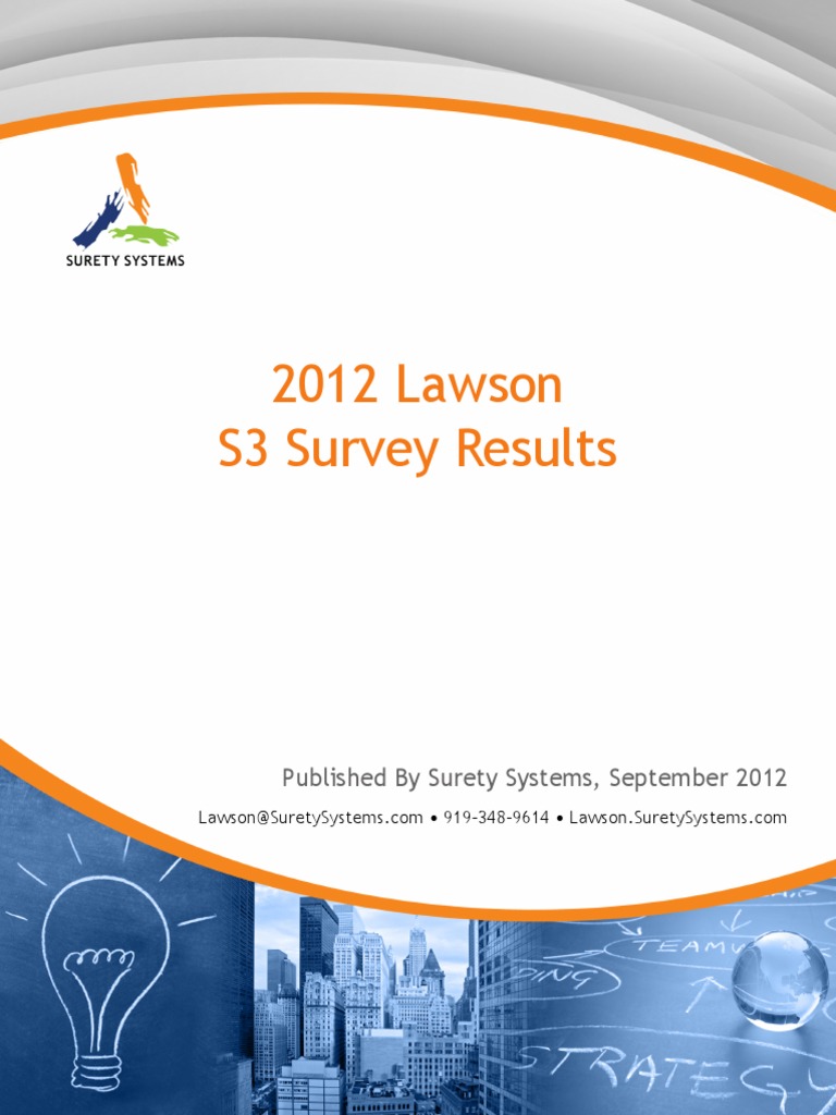 2012 Lawson S3 Survey Results | PDF | Enterprise Resource Planning ...