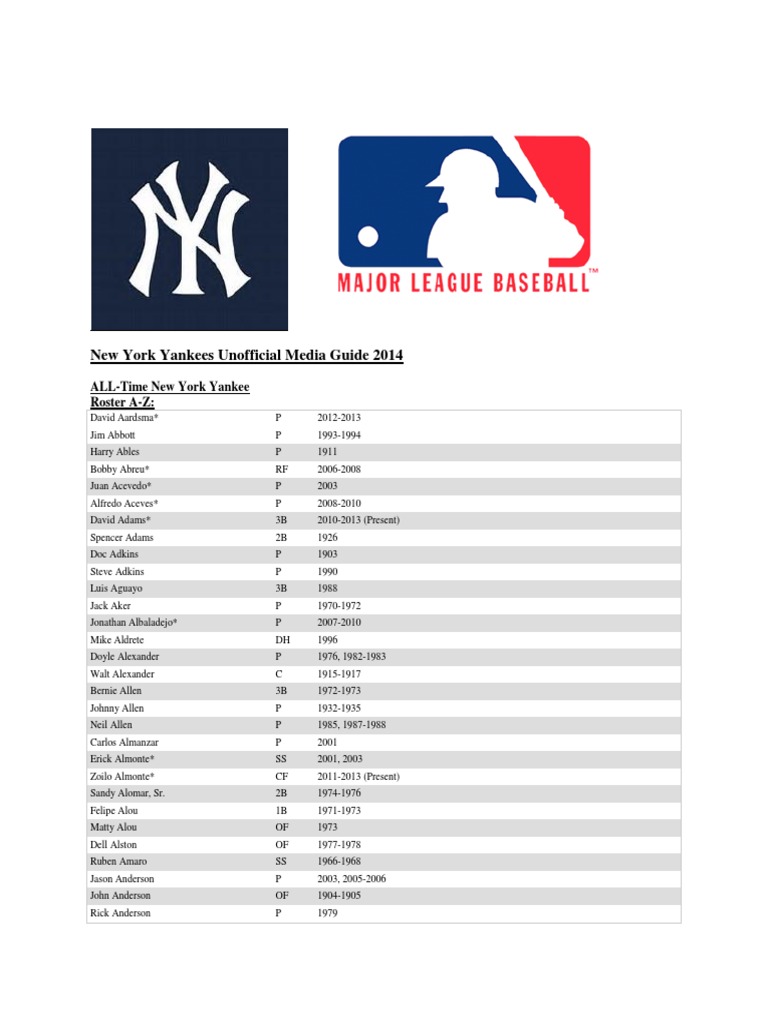 New York Yankees I | PDF