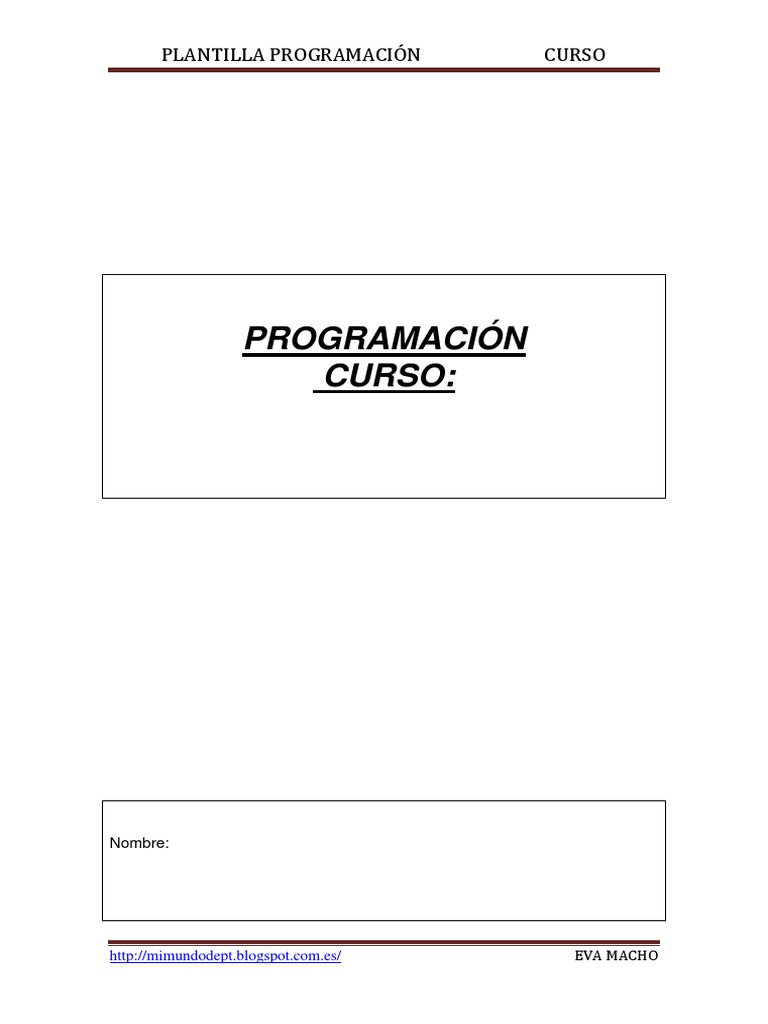 Plantilla Programacion Aulas Específicas | PDF | Palabra | Comunicación