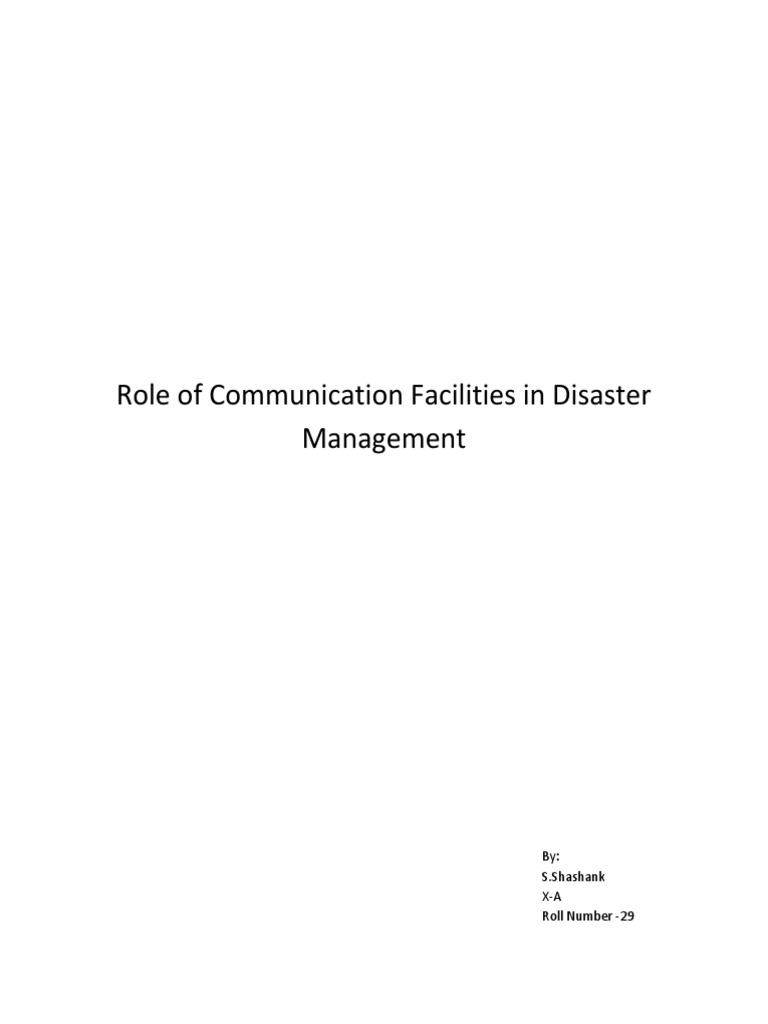 Disaster Management Project Final | PDF | Emergency Management | Flood