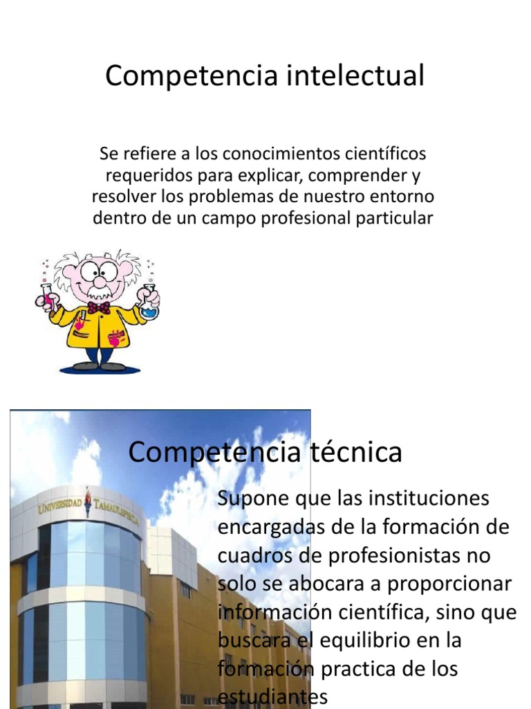 Competencia Intelectual | PDF