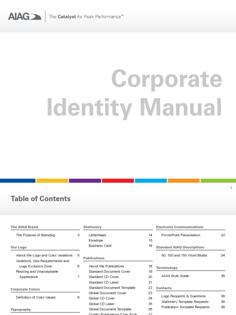 2012 AIAG Identity Manual | PDF | Typefaces | Arial
