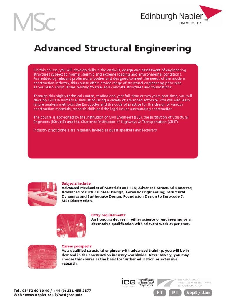 Advanced Structural PDF | PDF | Edinburgh | Engineer