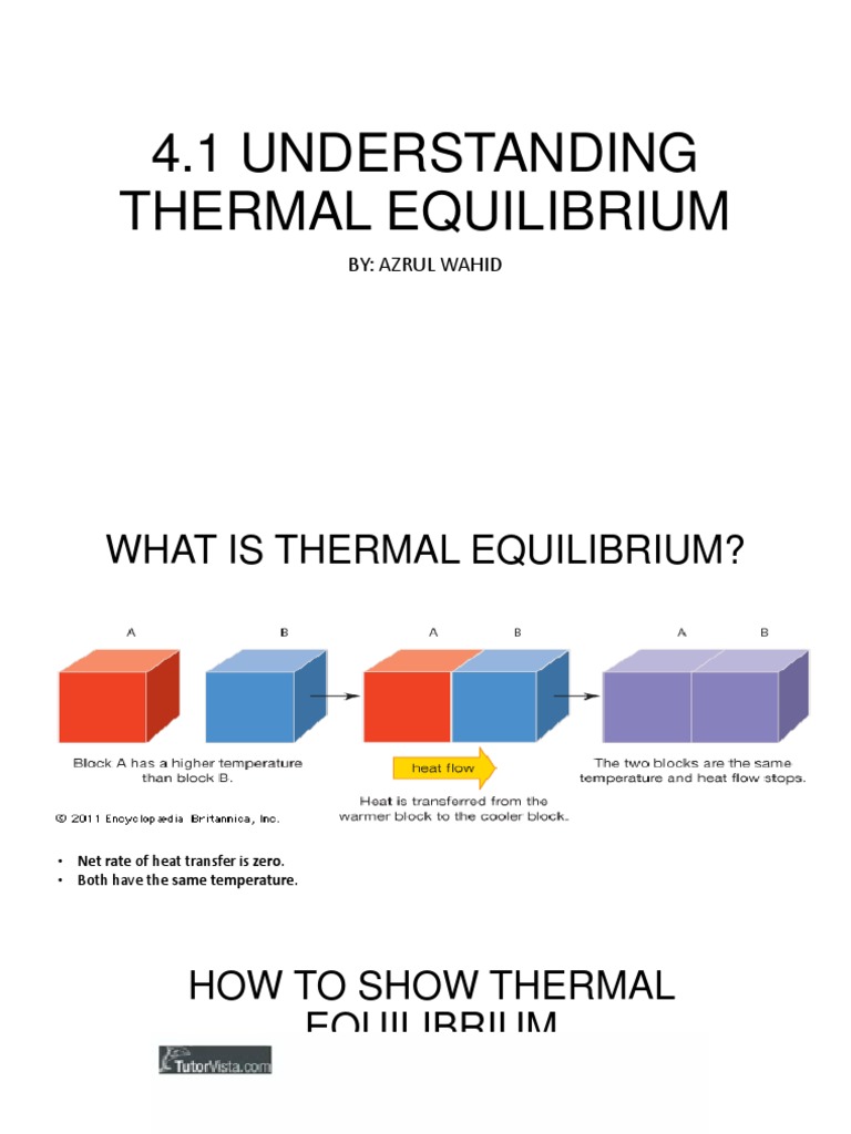 Understanding Thermal Equilibrium | PDF | Thermometer | Temperature