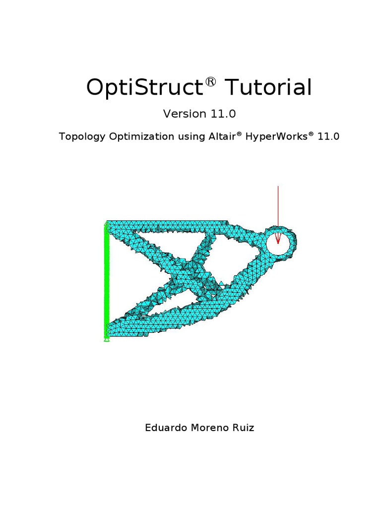 OptiStruct+Tutorial+11.0 Sample | Mathematical Optimization | Computer ...