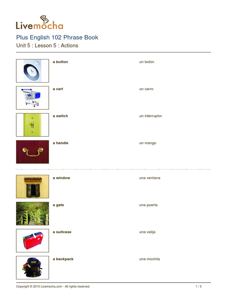 Curso de Inglés Livemocha English-102-5-5 | PDF | Copyright Law | Law