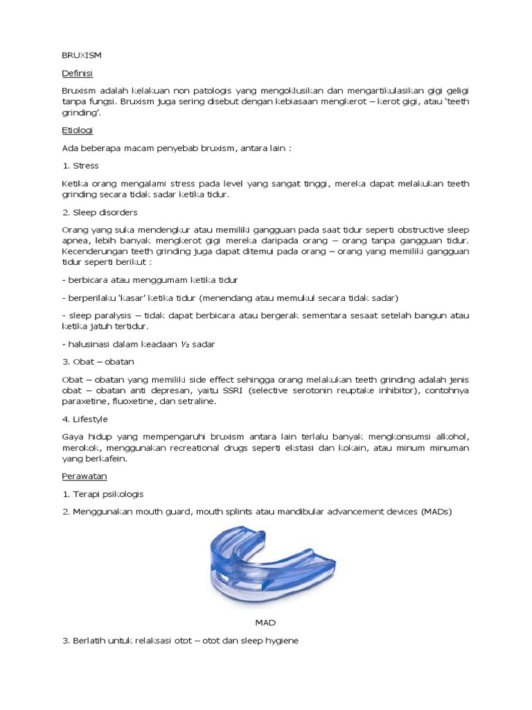 BRUXISM | PDF