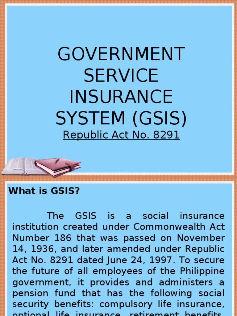 GSIS PPT.ppt | Insurance | Pension